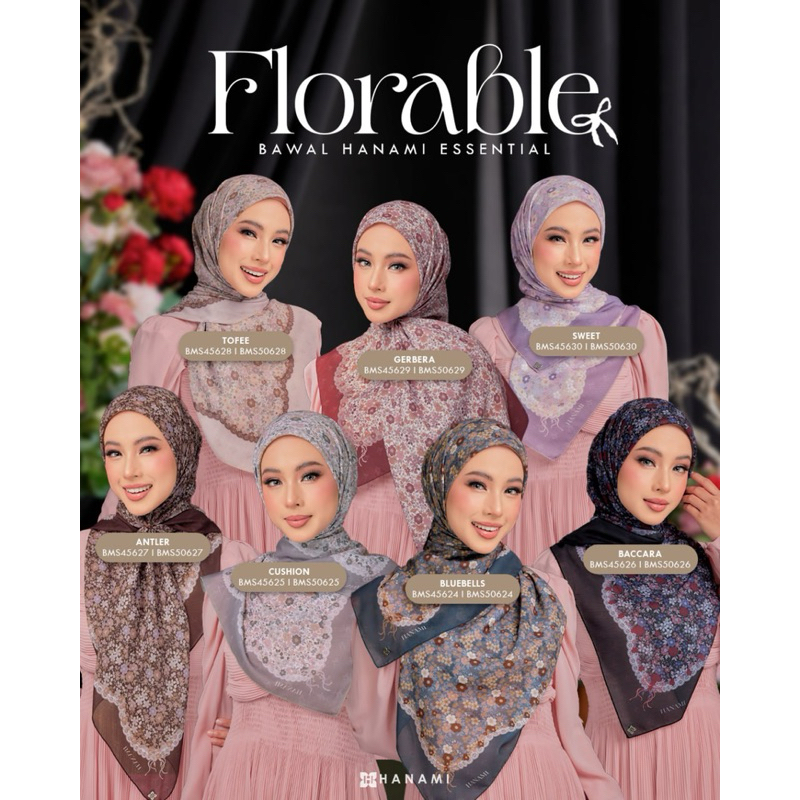 Jual FLORABLE - HANAMI - Tudung Malaysia - Hijab Malay | Shopee Indonesia