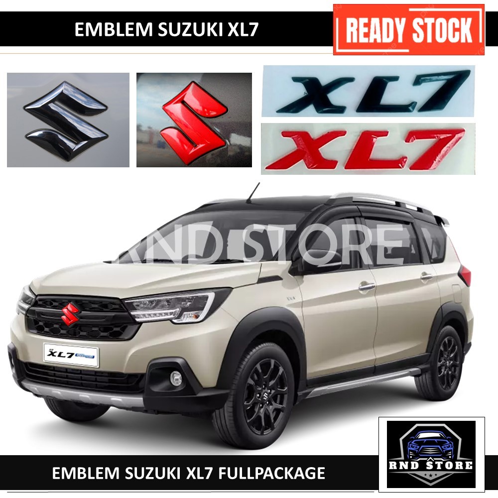 Jual RND11- EMBLEM SUZUKI XL7 SET, SUZUKI XL7, LOGO TULISAN EMBLEM XL7 ...