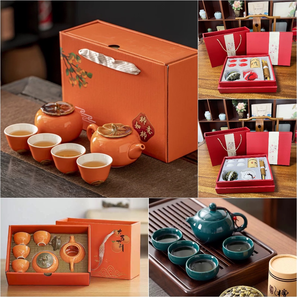 Jual [VAES] Chinese Ceramic Tea Pot Cup Set Teko Cangkir Teh Keramik ...