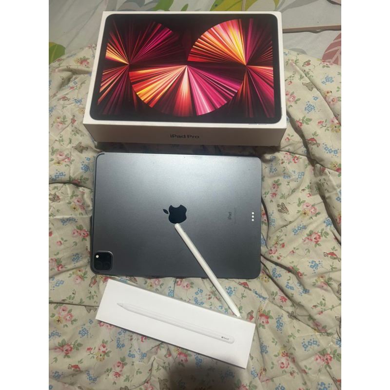 Jual IPAD PRO M1 11 inch gen 3 a2377 2021 wifi only 256 GB space grey ...