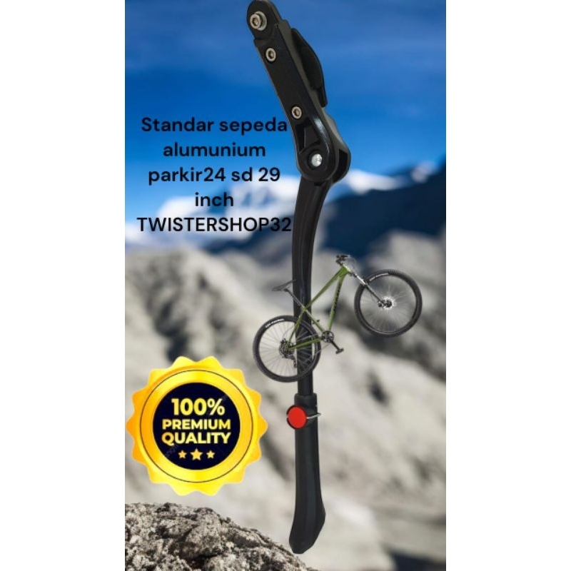 Jual Standar sepeda bahan alumunium standar parkir samping Kickstand ...