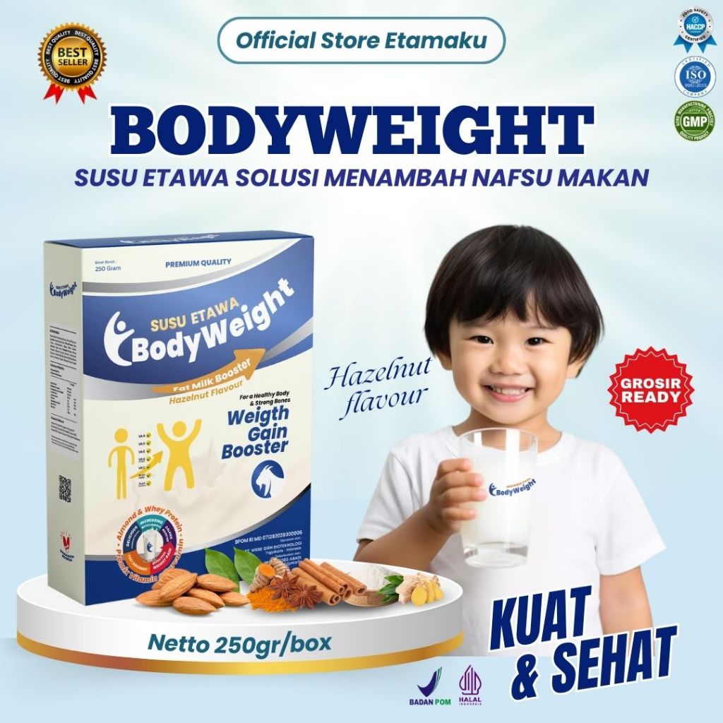 Jual BODYWEIGHT Susu Etawa Penambah Berat Badan dengan Whey Protein Untuk Menambah Nafsu Makan ...