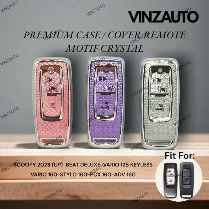 Jual Premium Cover Case Sarung Remote Keyless Motif Crystal Honda ...