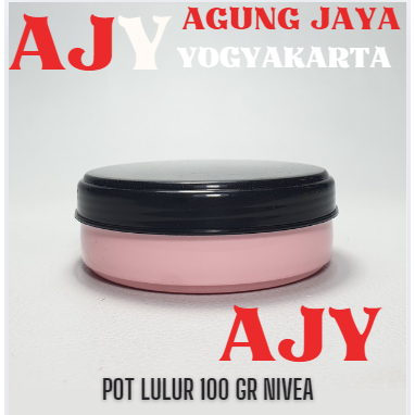 Jual Pot Lulur 100 g Black Pink Nivea / Pot Plastik / Pot Lulur / Pot ...