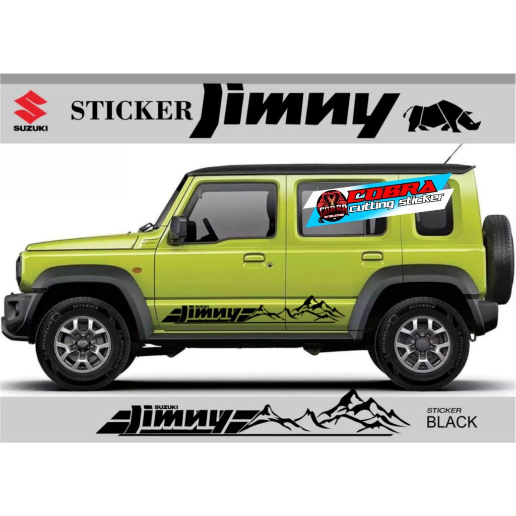 Jual STICKER STIKER MOBIL JIMNY CUTTING STICKER BODY SAMPING JIMNY JEP ...