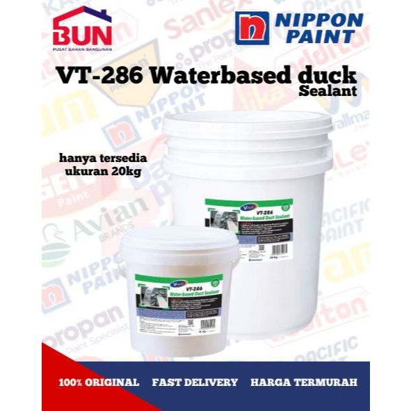 Jual VT-286 Water-based Duct Sealant / Sealant ducting / ducting / HVAC / Ducting BJLS - 20kg ...