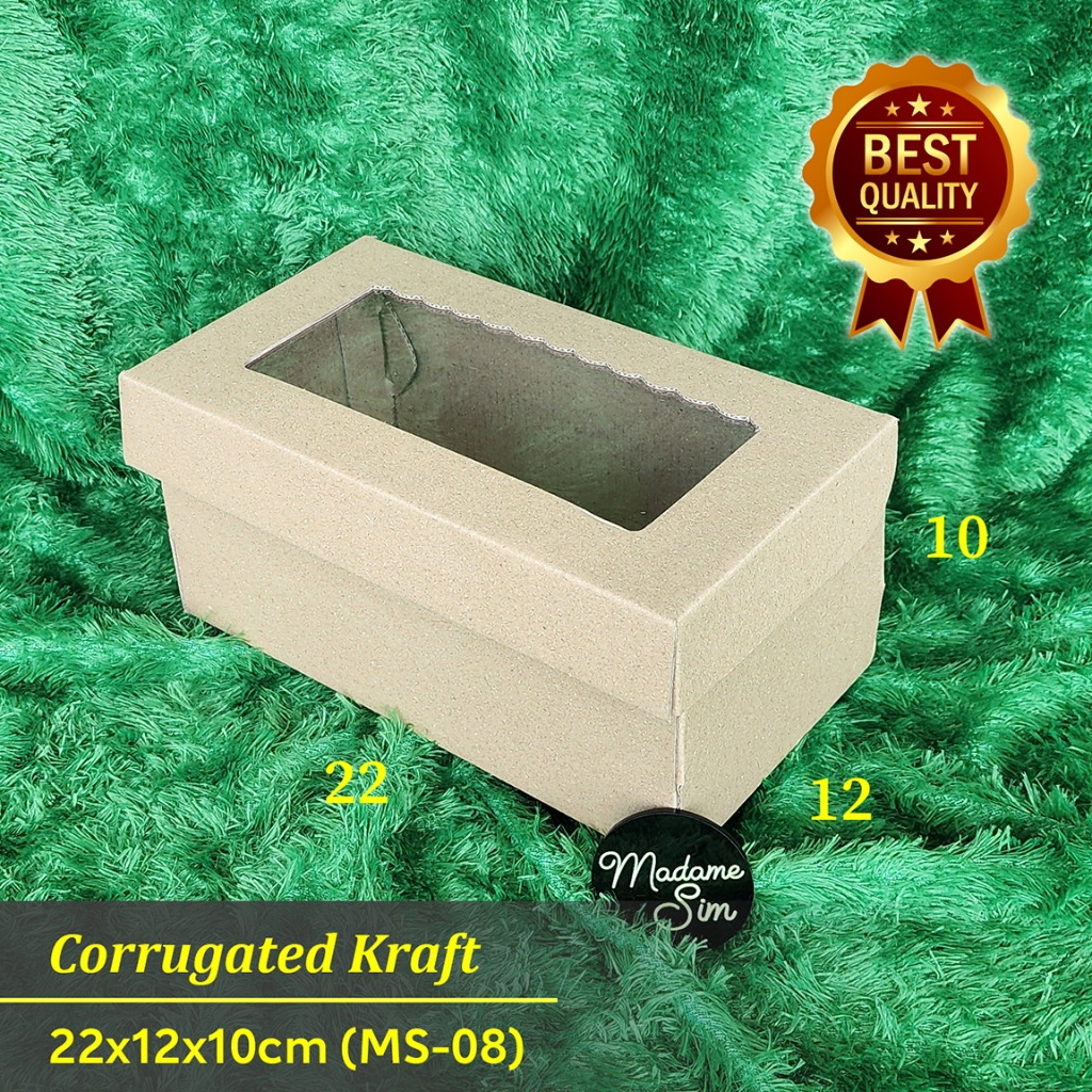 Jual KOTAK KUE - CAKE BOX - DUS BOLU 22x12x10 - MS-08 (ISI : 10 PCS ...