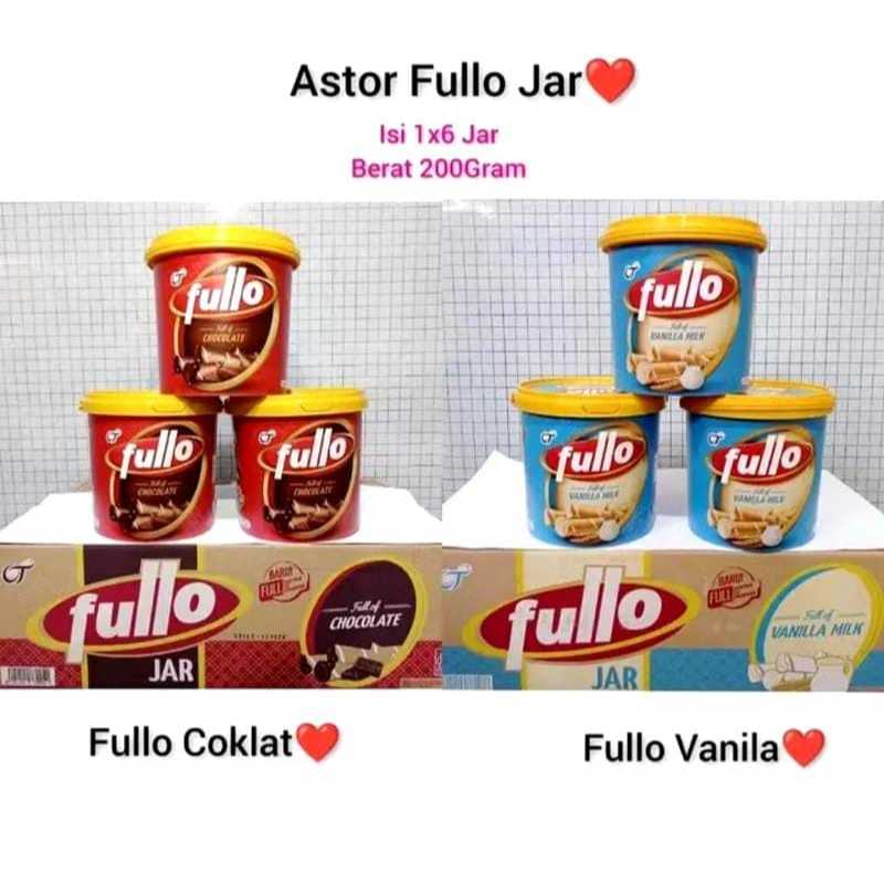 Jual fullo astor jar 200 gram 1 dus isi 6 toples | Shopee Indonesia