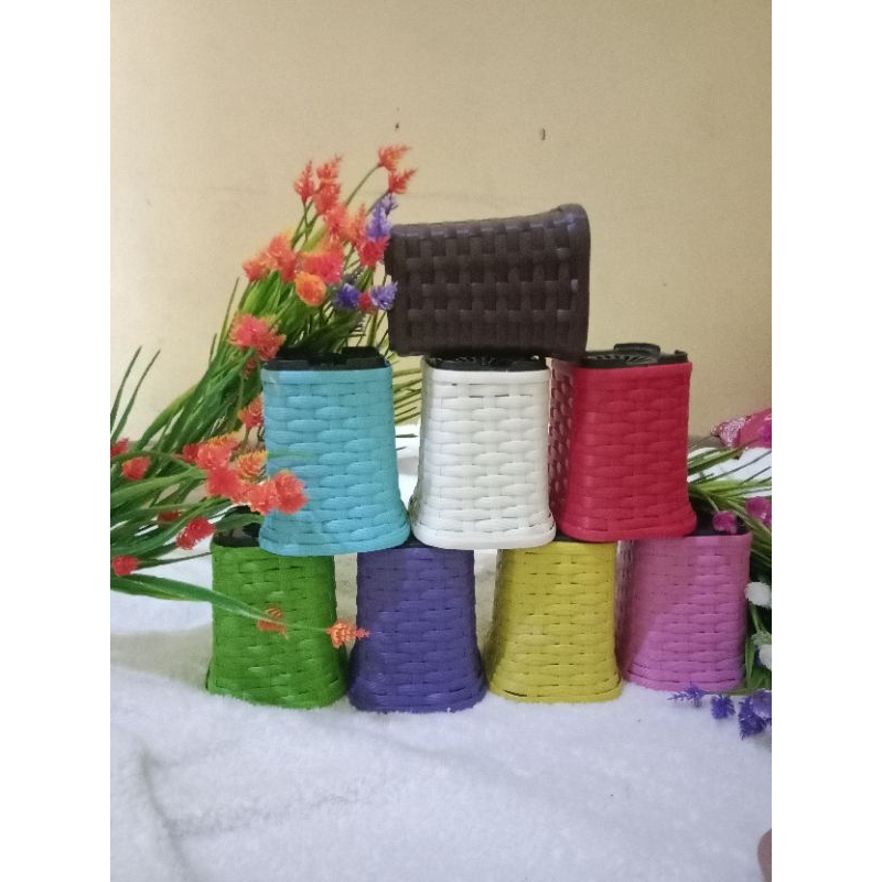 Jual pot anyaman bunga diameter 8 | Shopee Indonesia