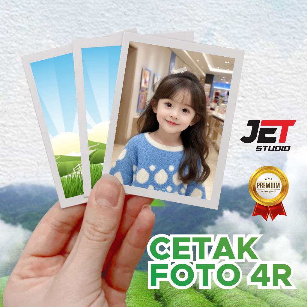 Jual Cetak Foto 4R | Custom Jet Studio, Hasil Tajam | Shopee Indonesia
