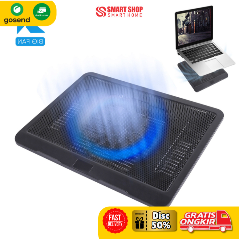 Jual Kipas Laptop Cooling Pad Pendingin Notebook USB Untuk Laptop 14-17 ...