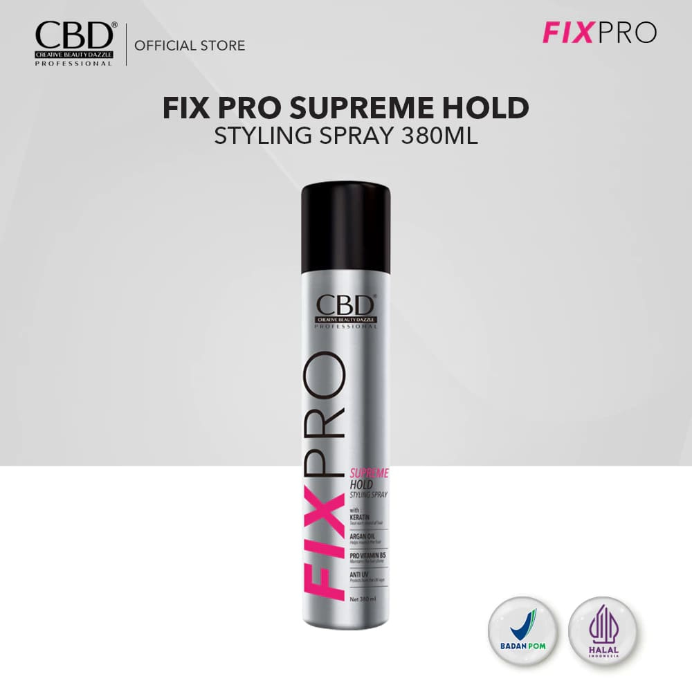 Jual CBD Fix Pro Supreme Hold Styling Spray 380ML | Shopee Indonesia