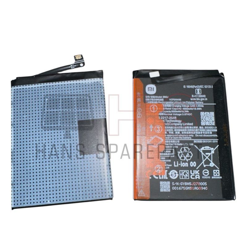 Jual BN5J BATERAI XIAOMI REDMI NOTE 12 5G - ORIGINAL | Shopee Indonesia