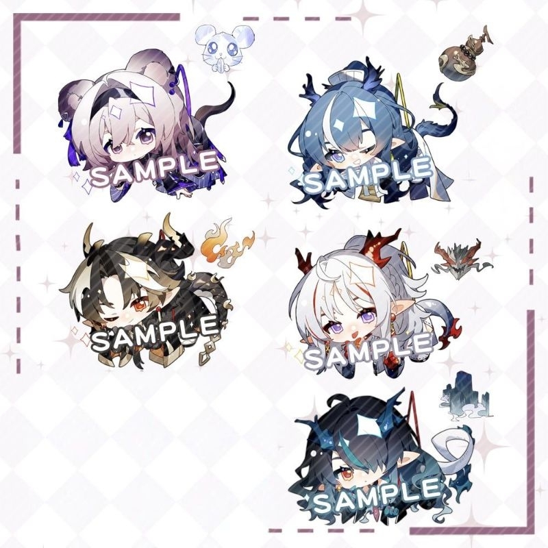 Jual Gantungan Kunci Karakter Arknight Ling A Akrilik Akrilik Bening ...