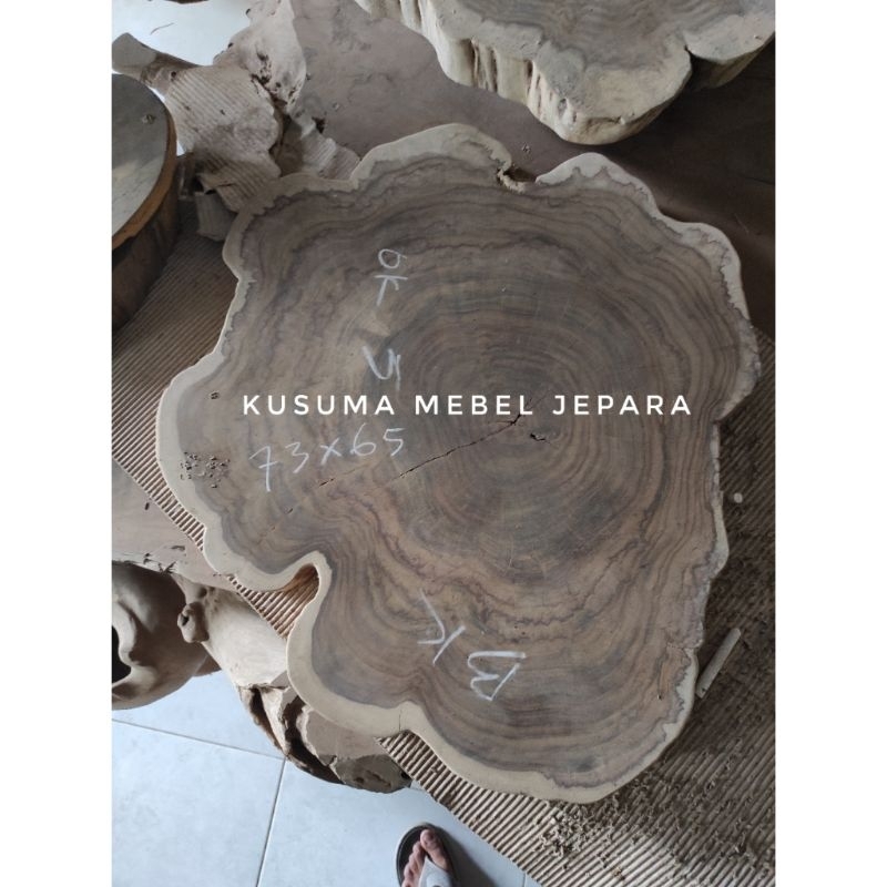 Jual Papan Top Table Kayu Sonokeling Solid (Panjang 73cm, Lebar 65cm ...
