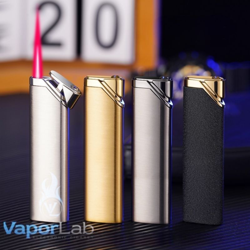 Jual korek api besi bara jet torch gas lighter murah tipis slim polos ...