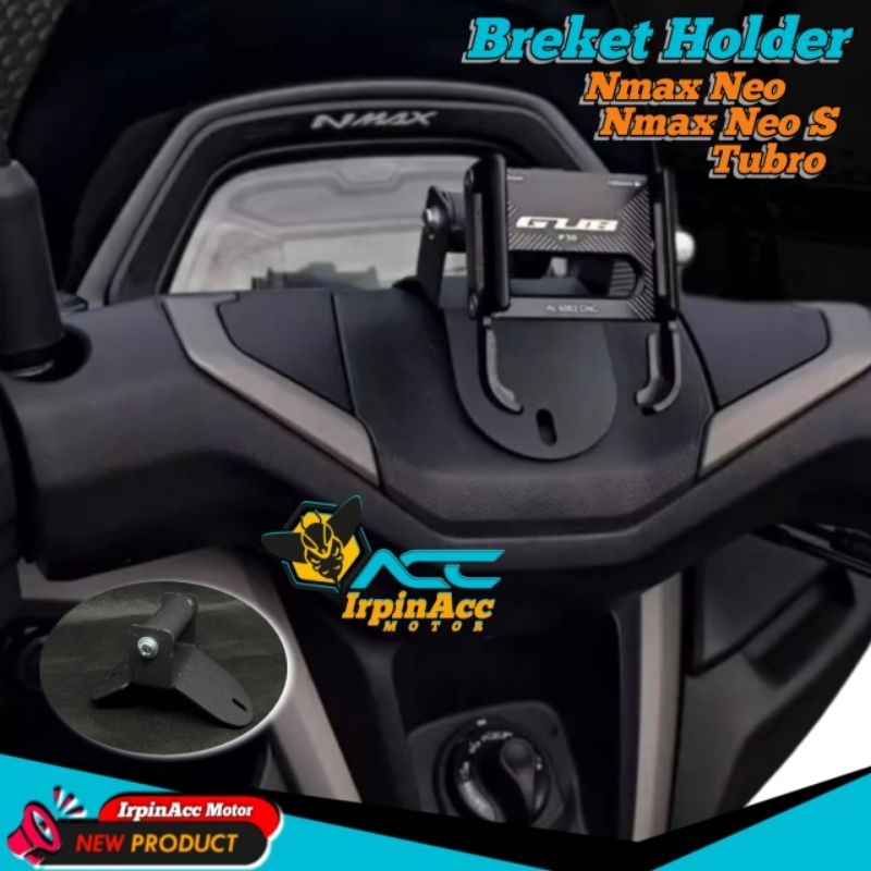 Jual Breket Holder Hp GPS Yamaha Nmax Turbo Nmax Neo/Nmax Techmezx s ...