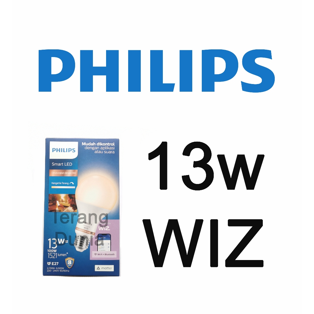 Jual Bohlam Philips WIZ 13w Bohlam Wifi Philips 13w Philips WIZ 13w | Shopee Indonesia