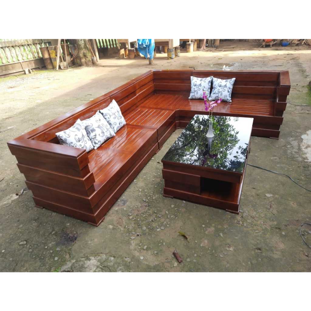 Jual Kursi Tamu Sudut / Sudut Box / Kursi Tamu Jati / Kursi Tamu ...
