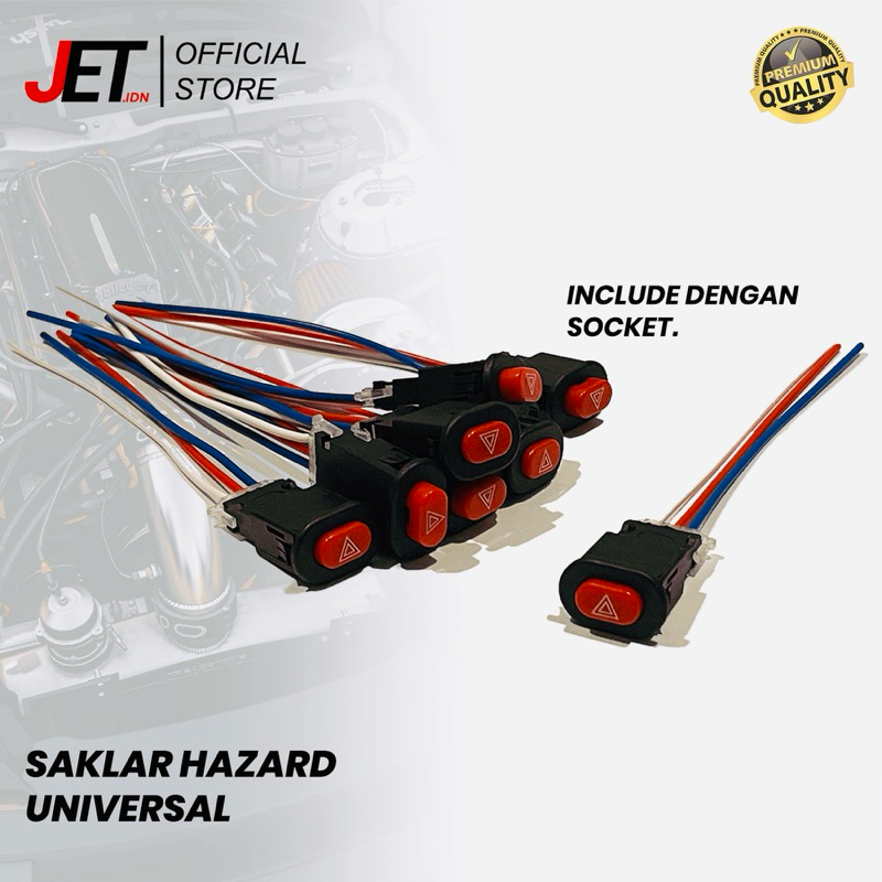 Jual SAKLAR ON OF HAZARD MOTOR MOBIL UNIVERSAL | Shopee Indonesia