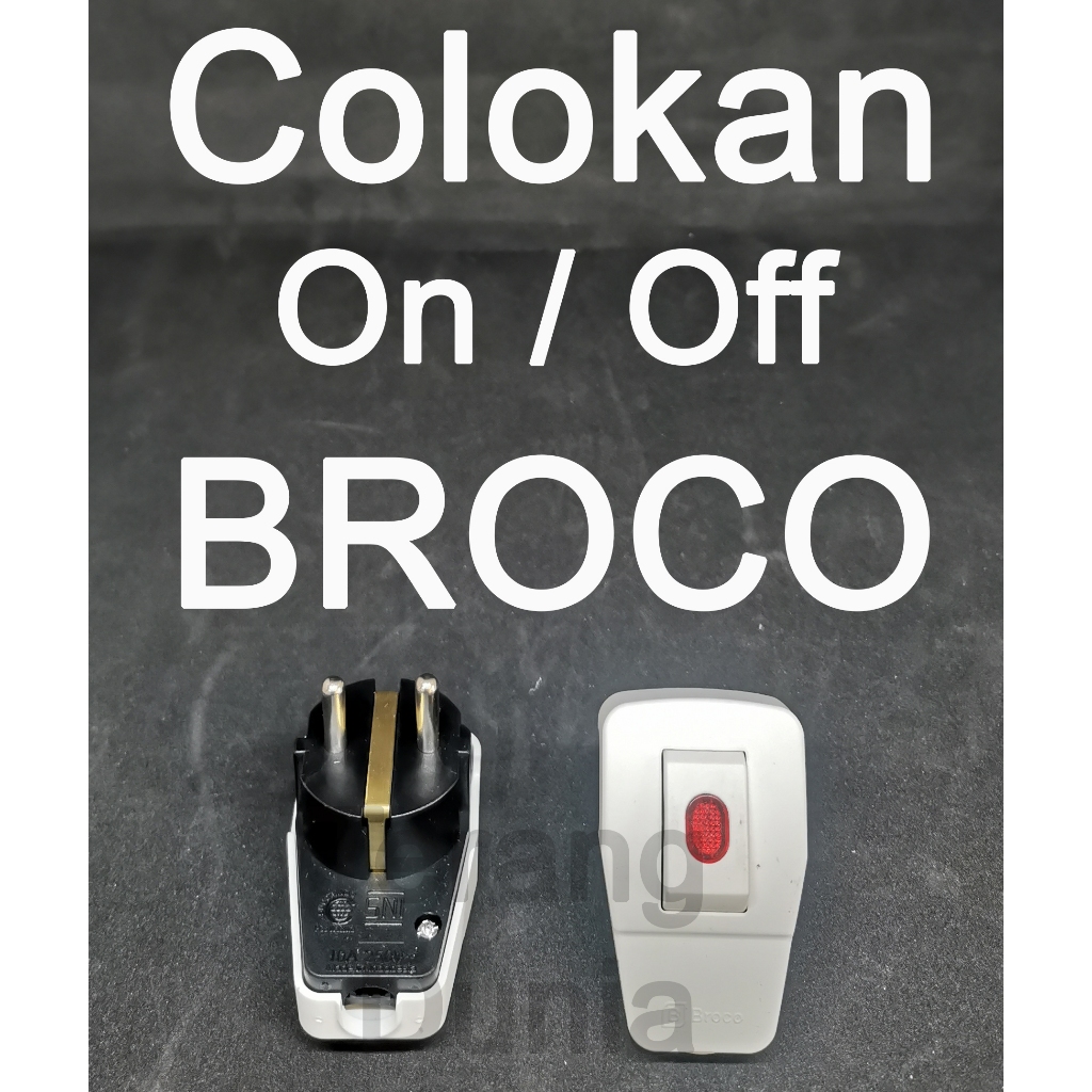 Jual Steker Switch Broco Saklar On off Broco Saklar Switch Broco ...