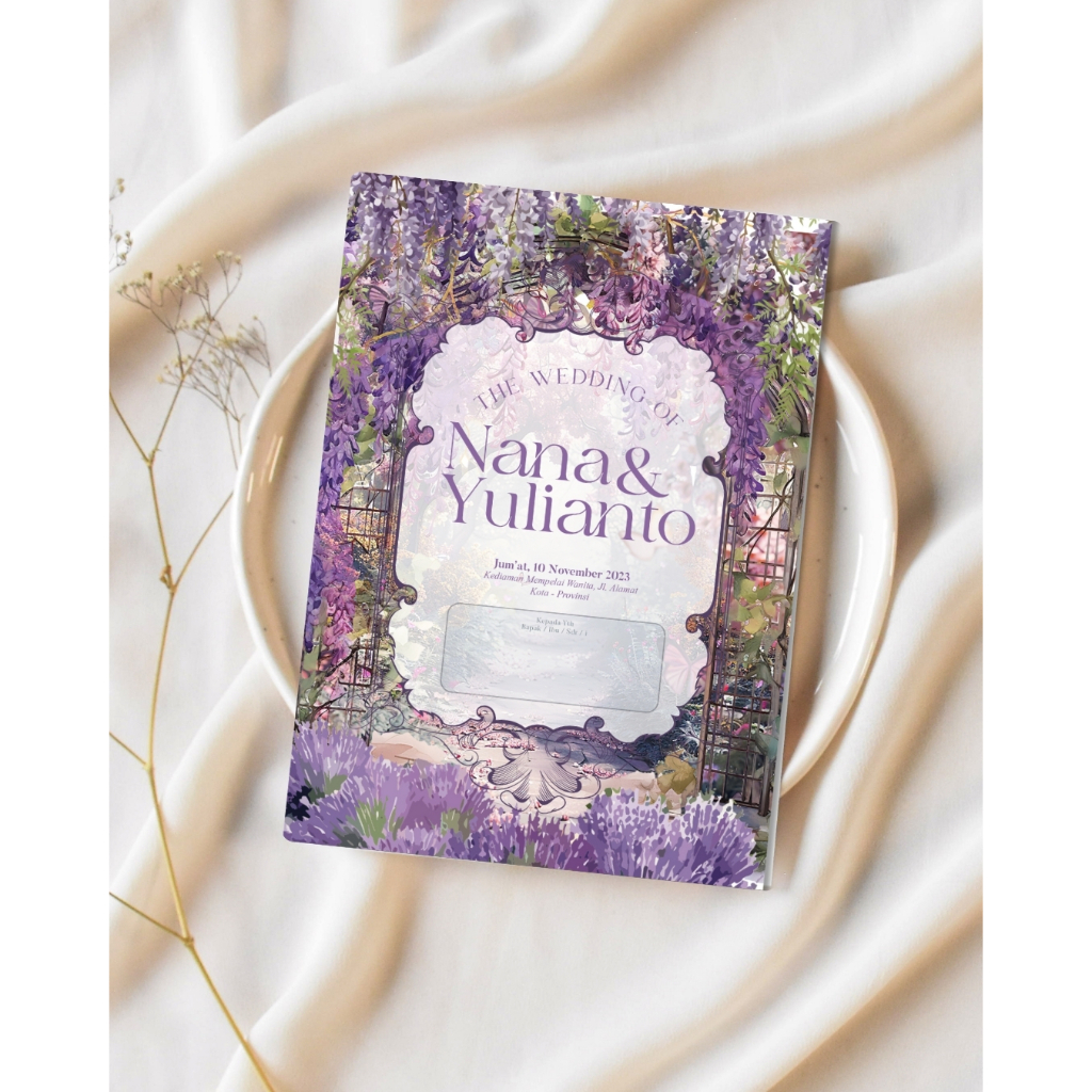 Jual CUSTOM INVITATION A5 SOFT COVER | Save the Date Card | Engagement ...