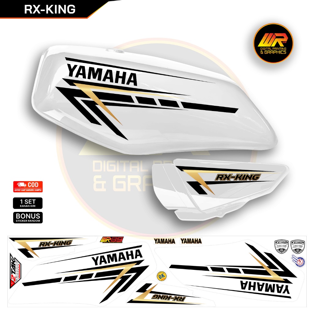 Jual Striping Rx-King Stiker Variasi Simple Bahan Bening Transparan ...