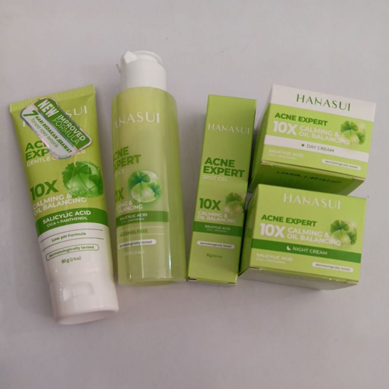 Jual Hanasui paket Acne Original kemasan Baru | Shopee Indonesia