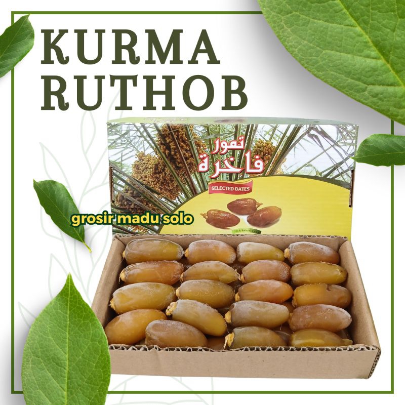 Jual KURMA RUTHOB LIBYA/KURMA MUDA FROZEN/KURMA PROMIL/Kemasan 500gram ...