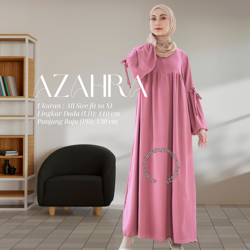 Jual Gamis Terbaru 2025 Lebaran Wanita Terbaru Bahan Adem Jatuh ...