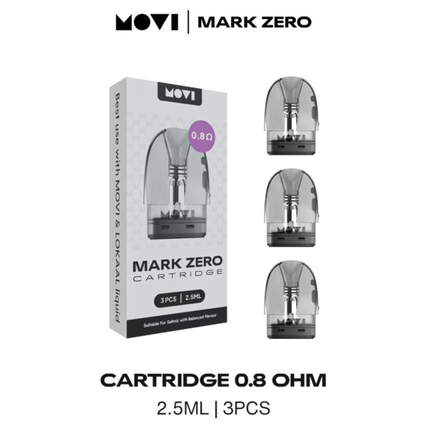 Jual Cartridge Movi Mark Zero 2.5ML by Movi ( 1 PCS ) | Shopee Indonesia
