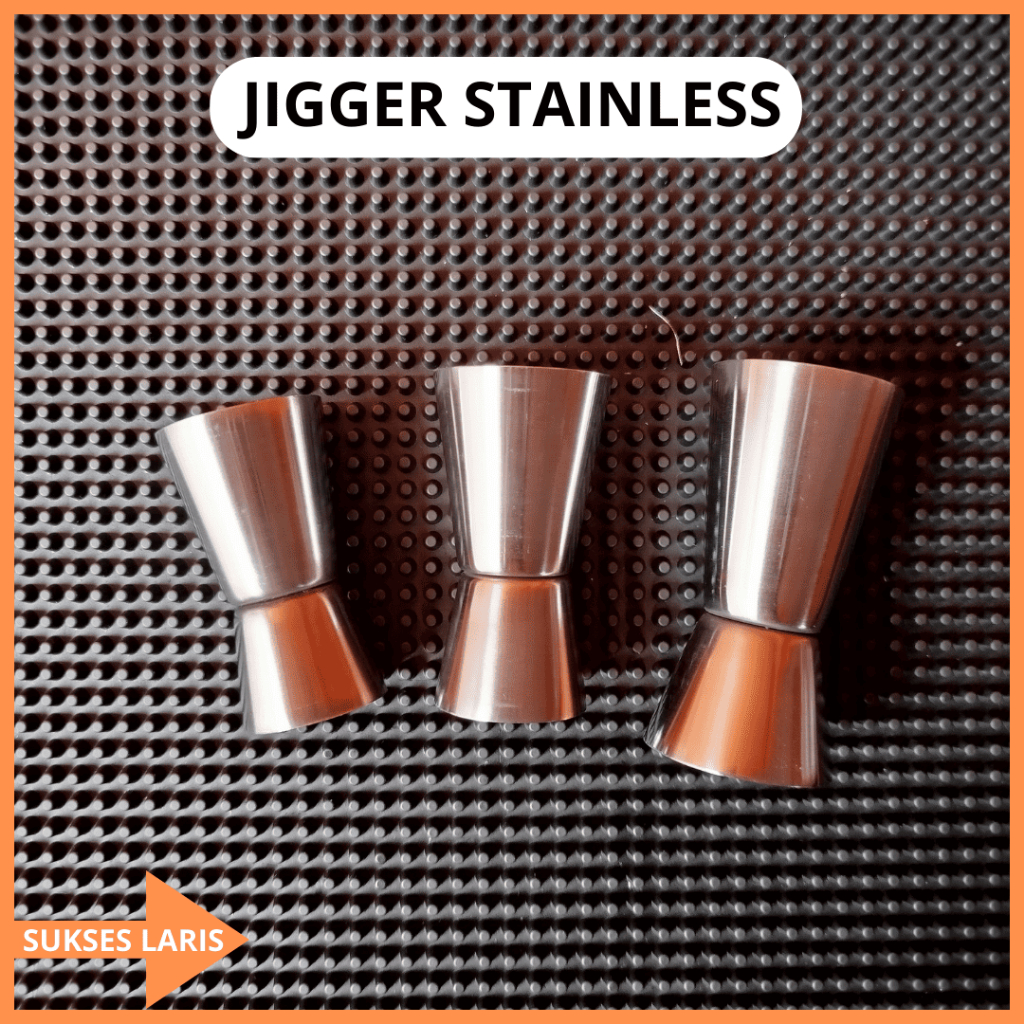 Jual GELAS TAKAR STAINLESS 15/30 ML 20/40 ML 25/50 ML | JIGGER ...