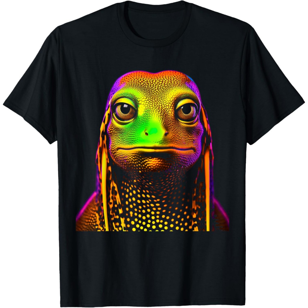 Jual Kaos Motif Grafis Seni Potret Manusia Katak Kaos Mona Lisa ...