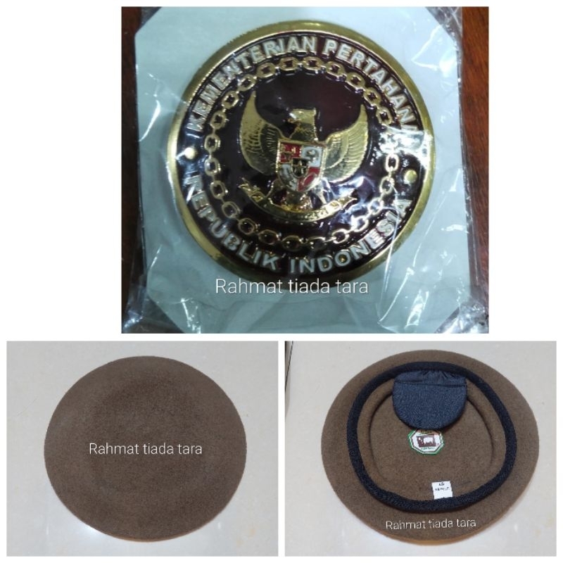 Jual BARET PNS KEMHAN BELA NEGARA/EMBLEM PNS KEMHAN BELA NEGARA/BARET ...