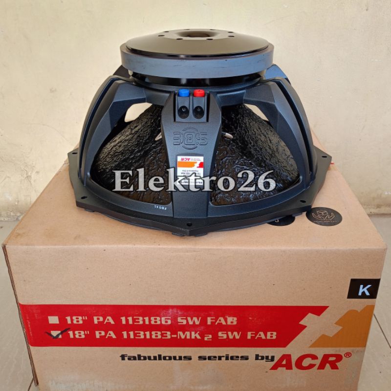 Jual Speaker ACR Fabulous 18 inch PA 113183 MK² SW 1500 WATT | Shopee Indonesia