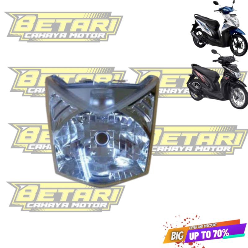 Jual REFLEKTOR LAMPU DEPAN HONDA BEAT FI 2013-2016 | Shopee Indonesia