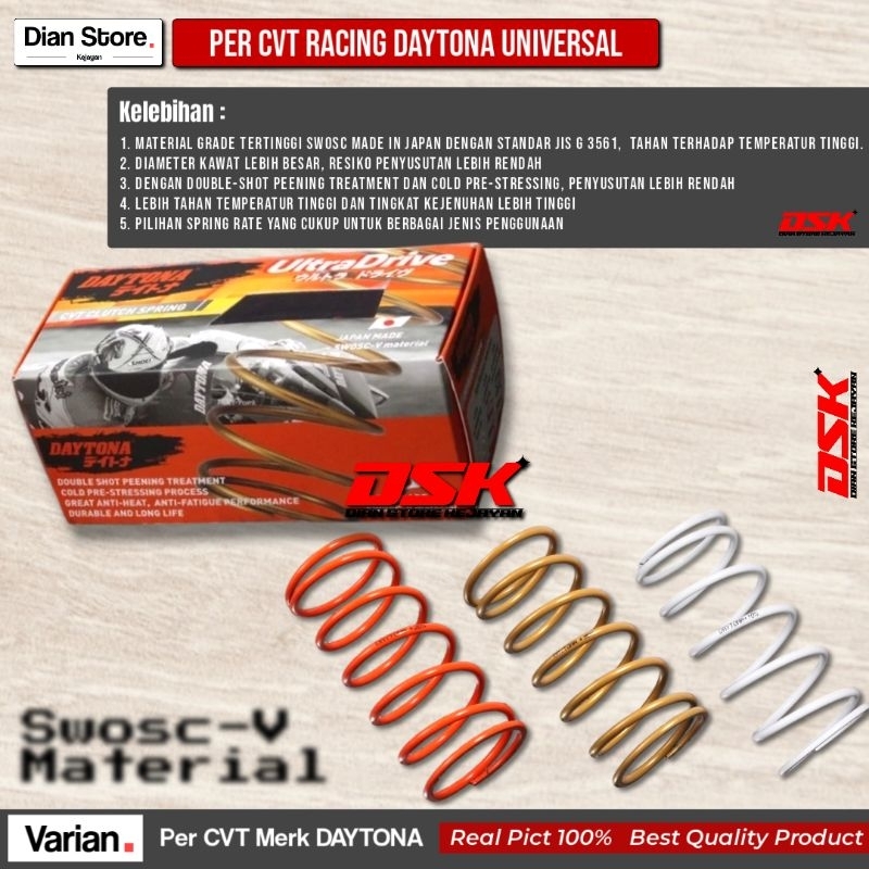 Jual PER CVT DAYTONA GENIO PER CVT RACING GENIO ORIGINAL DAYTONA ...