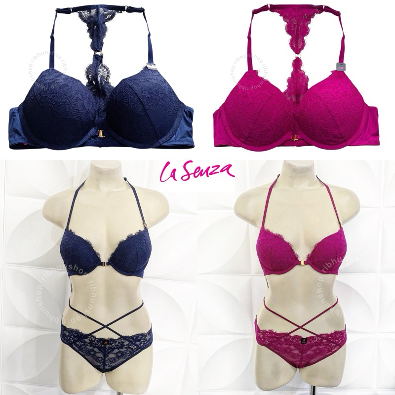 Jual La Senza Original Bra Set Hello Sugar Double Push Up ( Bukaan depan ) Size 32A/S ,32B/S 34A ...