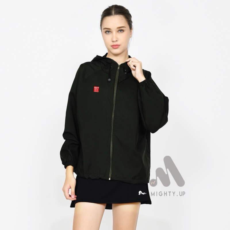 Jual NEW OCT- Jaket Parasut olahraga wanita berhoodie uv protection ...