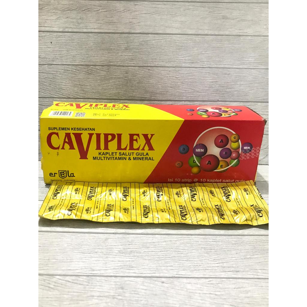Jual CAVIPLEX TABLET (JUAL PER STRIP) | Shopee Indonesia