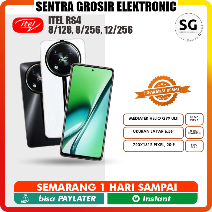 Jual Itel RS4 8/128 & 8/256 & 12/256- [NO REPACK] HP Garansi Resmi ...