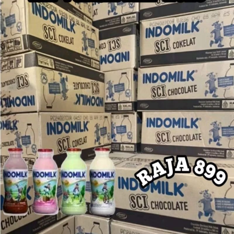 Jual INDOMILK SUSU UHT BOTOL DUS | KARTON ISI 24 PCS X 190ML | SUSU INDOMILK BOTOL 190ML ...