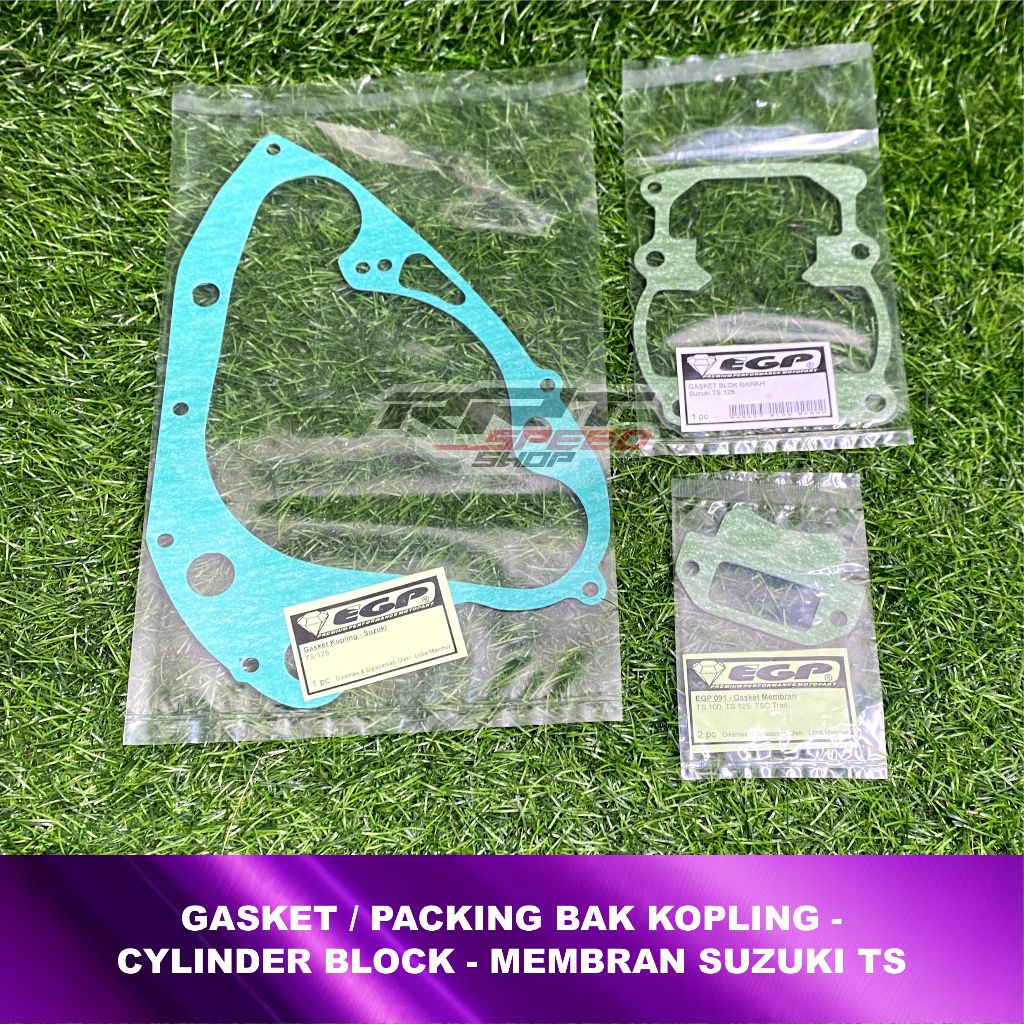 Jual EGP GASKET BAK KOLING BLOCK MEMBRAN SUZUKI TS125 TS 125 PACKING PAKING PERPAK | Shopee ...