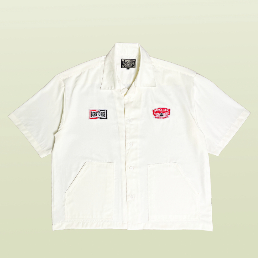 Jual SMOKE Boxy Workshirt Boxy Fit Oversize 
