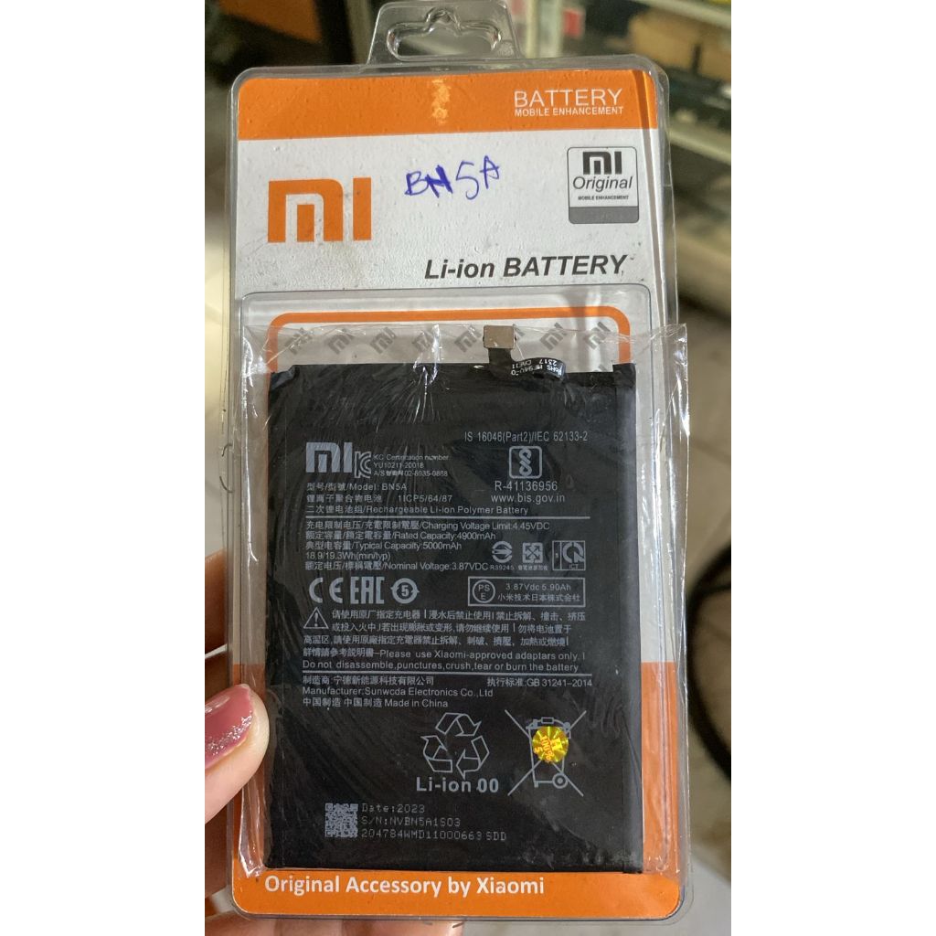 Jual batrei BN5A xiaomi redmi 10/note 10 4G 5G batrei pocophone M3 pro ...
