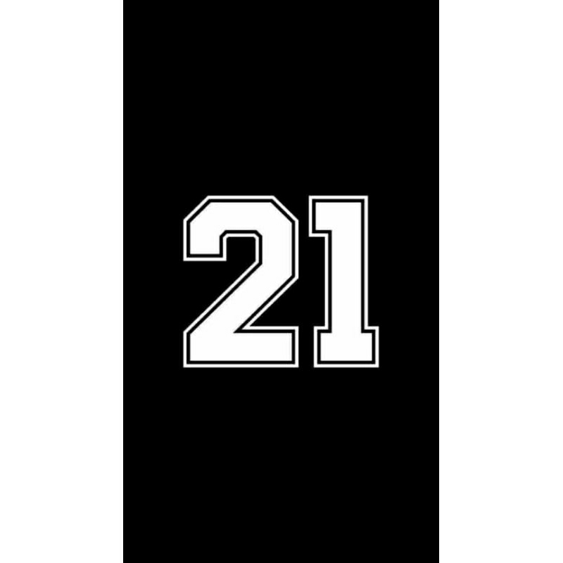 Jual stiker angka 21 | Shopee Indonesia