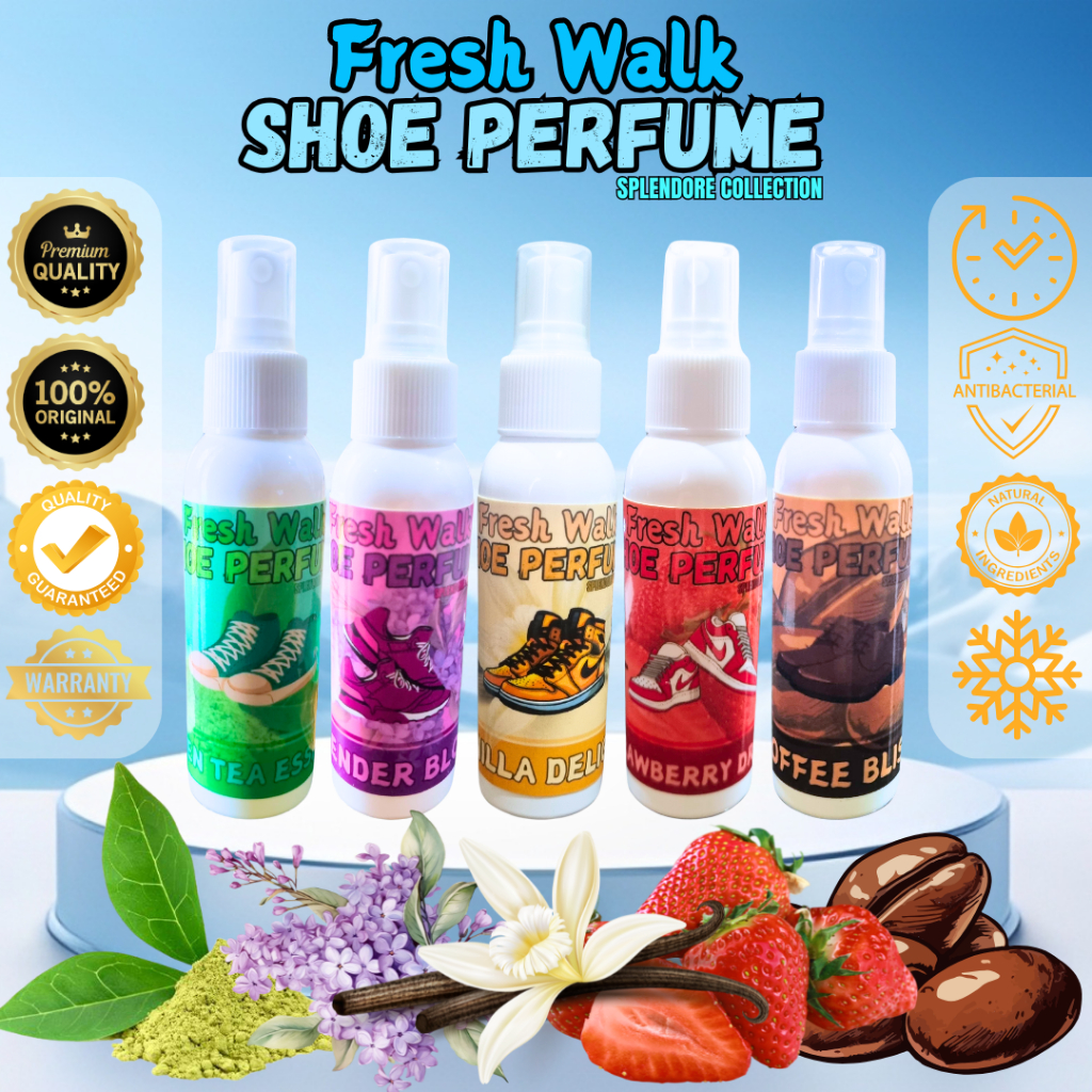 Jual Fresh Walk Shoe Perfume by Splendore - Parfum Sepatu 100 ML Anti ...