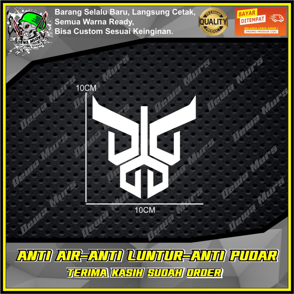Jual Cutting Sticker LOGO KAMEN RIDER KUUGA Sticker Cocok Buat Motor ...