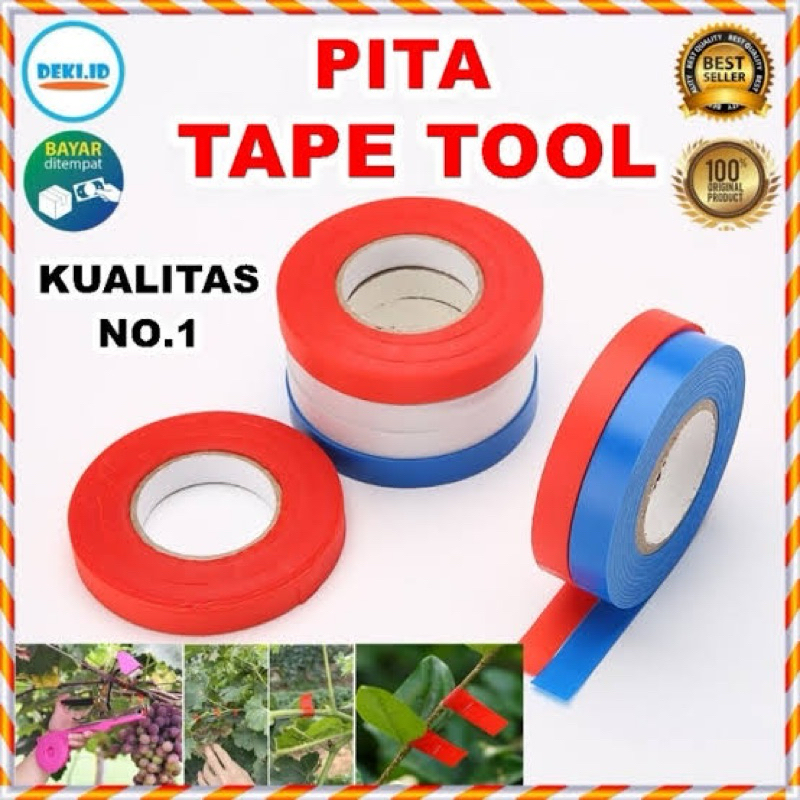 Jual Pita Alat pengikat tanaman / Pita Tap Tool / warna merah | Shopee ...