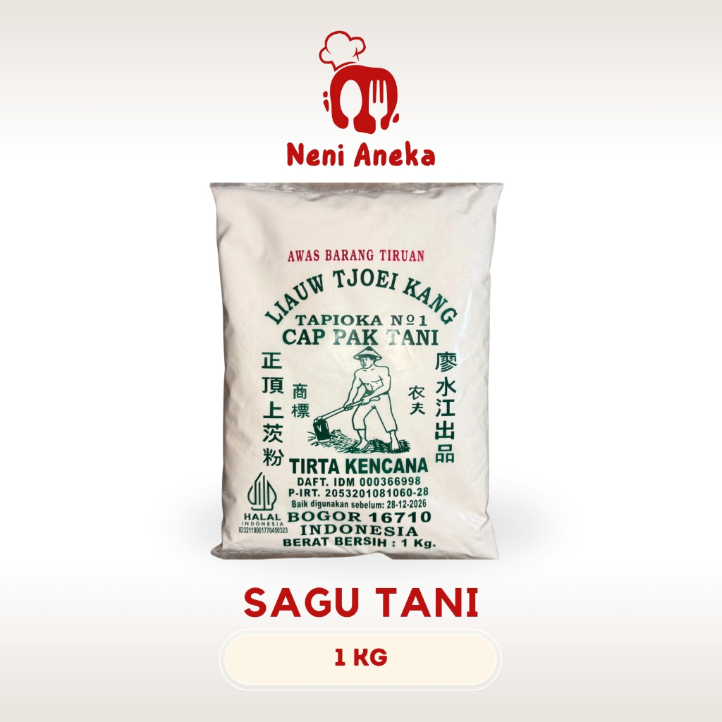 Jual Tepung Tapioka Sagu Cap Tani Liauw Tjoe Kang - 1kg | Shopee Indonesia
